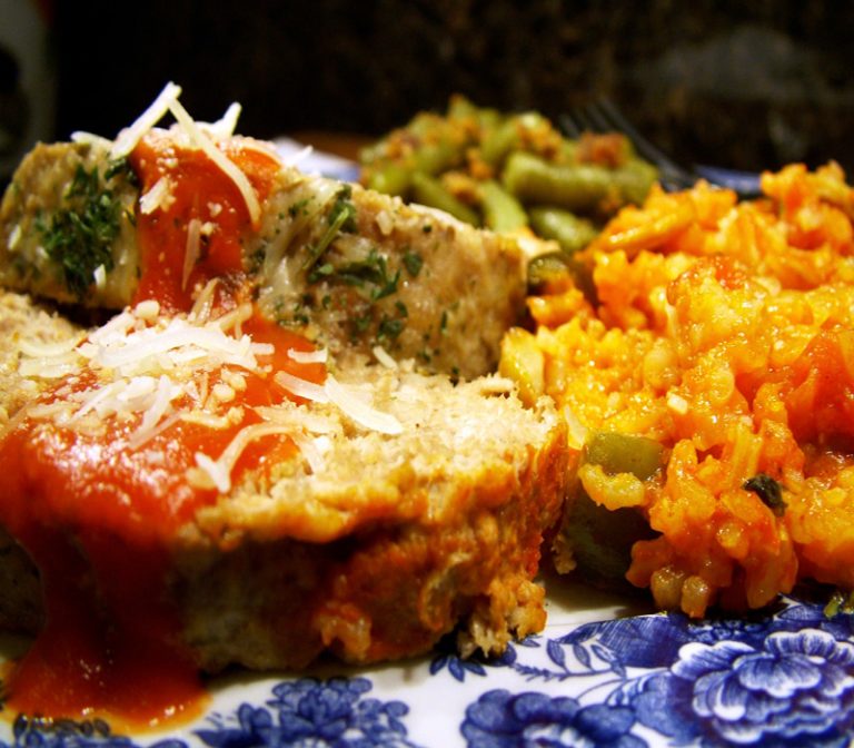 Meatloaf and Tomato and Vegetable Rice | Coupon Clipping Cook®