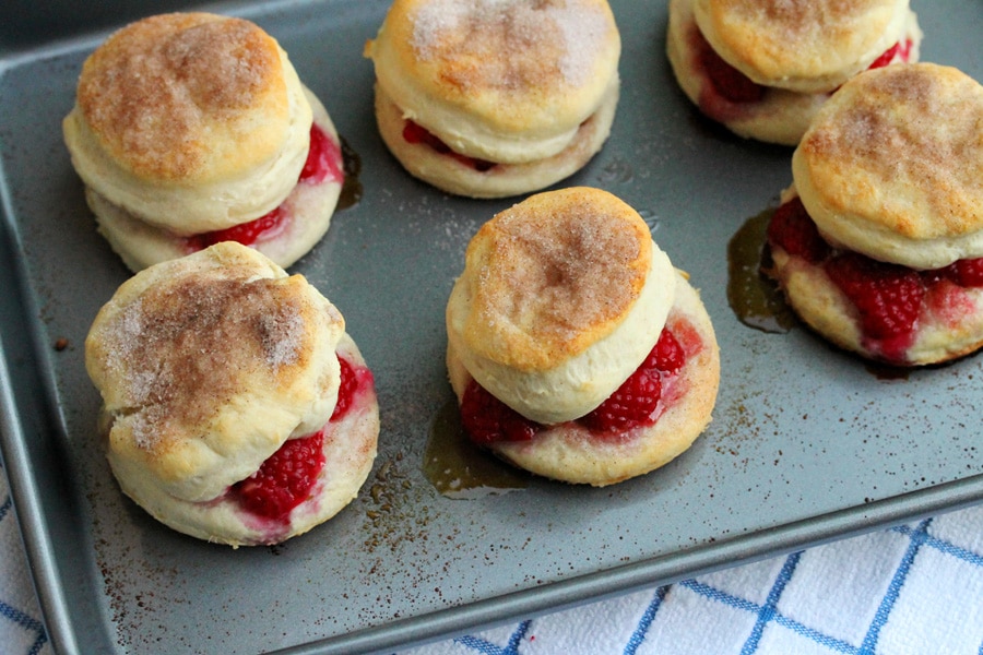 Cinnamon Sugar Biscuits with Raspberry | Coupon Clipping Cook®