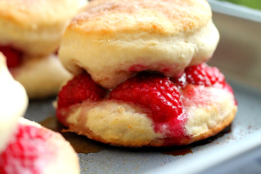 Cinnamon Sugar Biscuits with Raspberry | Coupon Clipping Cook®