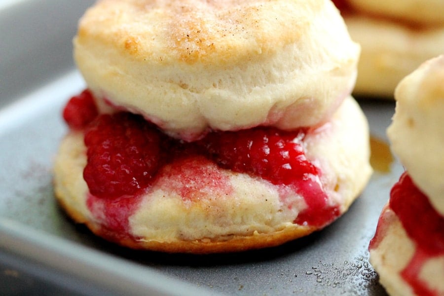 Cinnamon Sugar Biscuits with Raspberry | Coupon Clipping Cook®