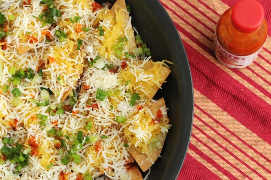 Cheesy Spaghetti Squash Nachos | Coupon Clipping Cook®