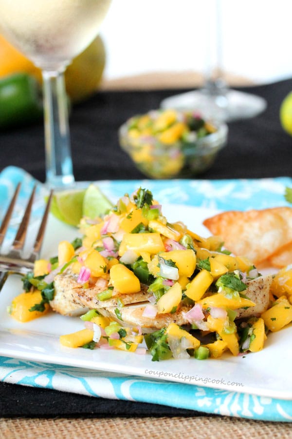 Grilled Chicken with Mango Salsa